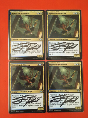 MTG - 4x Ingenious Infiltrator - Modern Horizons - signed by Jason ...