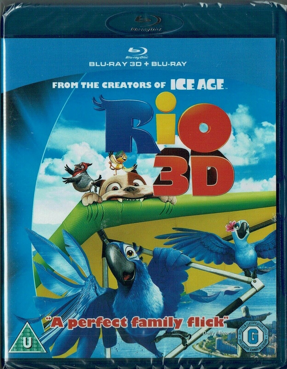 Rio 2 Blu Ray 3d RIO 2 3D Blu Ray 2014
