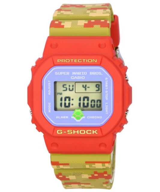 G-Shock Super Mario Collaboration Men's Wristwatch - ( DW-5600SMB-4DR) for sale online | eBay ...