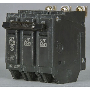GE THQB Mini Circuit Breaker, 100 Amp, 3 Pole, 120/240 VAC, 10 kAIC | eBay