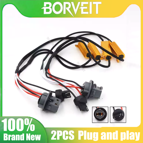 7443 7444 Load Resistor Fix Hyper Flash No Error For LED Turn Signal ...