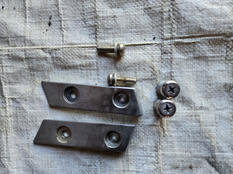 90-05 Mazda MX5 Miata NB OEM Trunk Deck Lid Chrome Trim Plates Soft ...