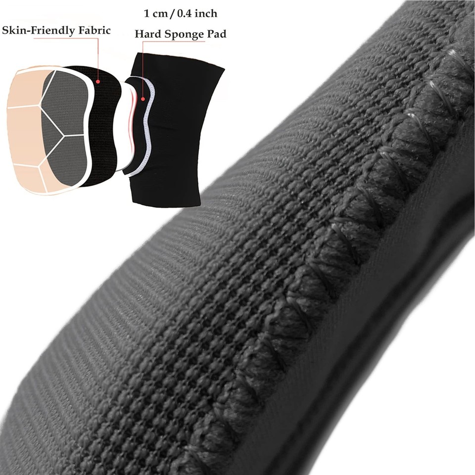 DANCEYOU Dance Knee Pads Hard Sponge Volleyball Knee Brace for Big Kid ...