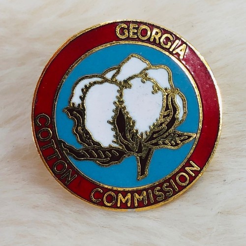 Vtg Georgia Cotton Commission Member Enamel Lapel Pin | eBay