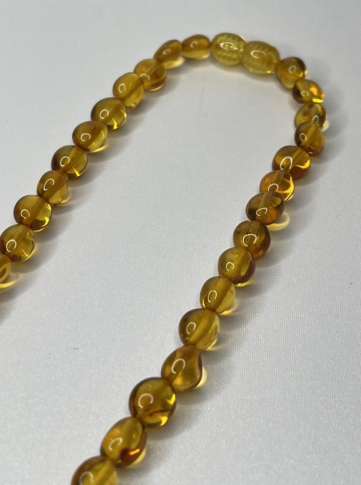 GENUINE OVAL shape Amber BEADS.COGNAC Color Amber Stone Beads.Amber ...