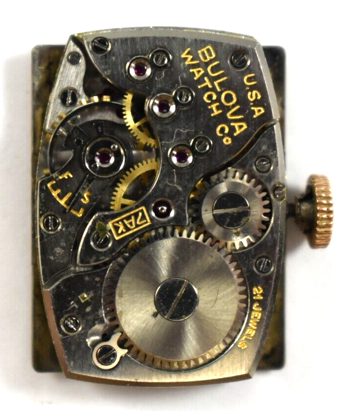 Vintage Bulova Manual Wind 21J 7AK Wrist Watch Movement lot.qg | eBay