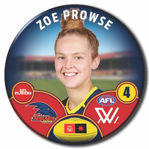 AFLW S8 Adelaide Football Club - PROWSE, Zoe | eBay Australia