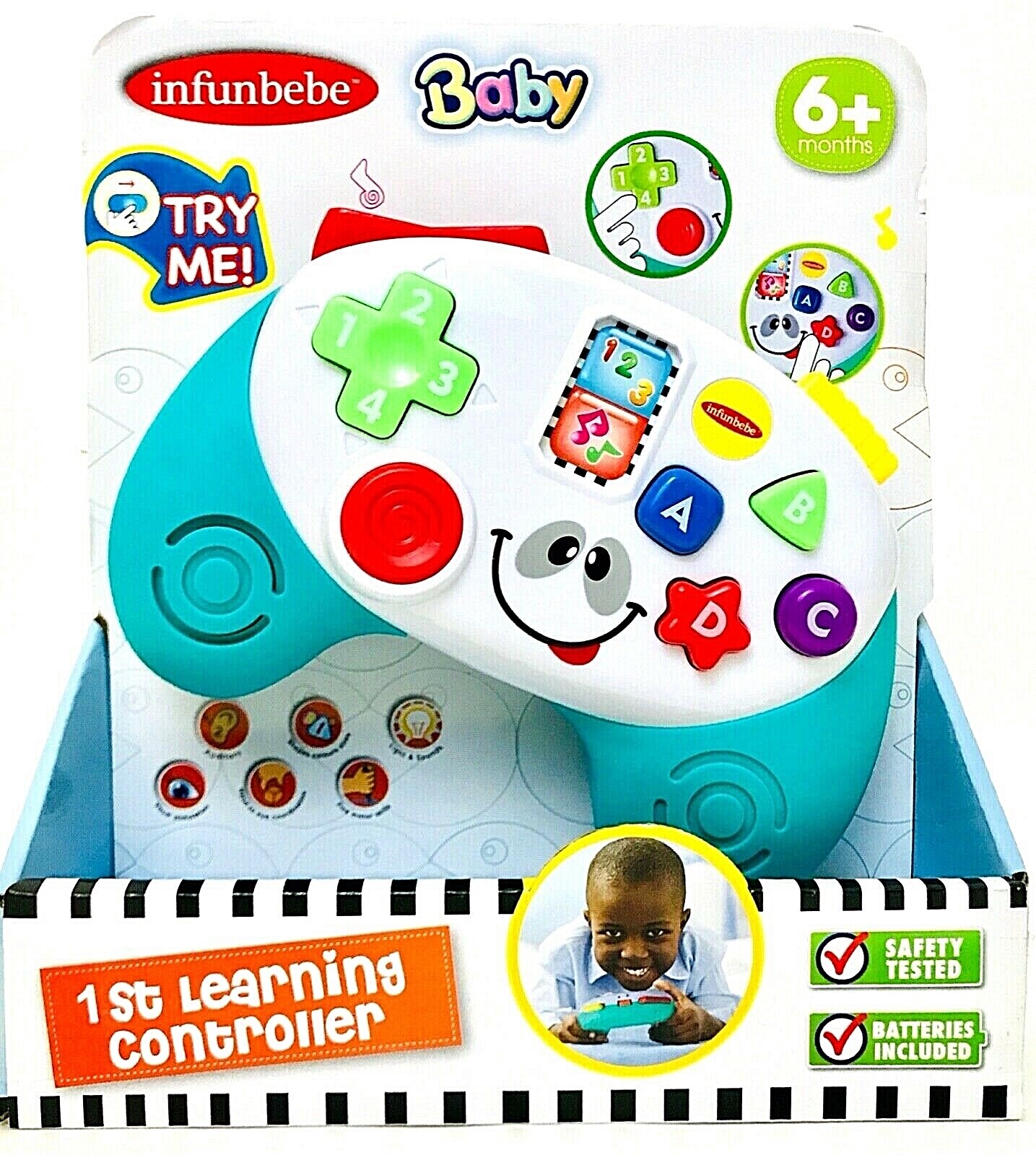 Infunbebe+Baby+1st+Play+%26+Learning+Controller+30+Plus+Sounds+6+Months ...