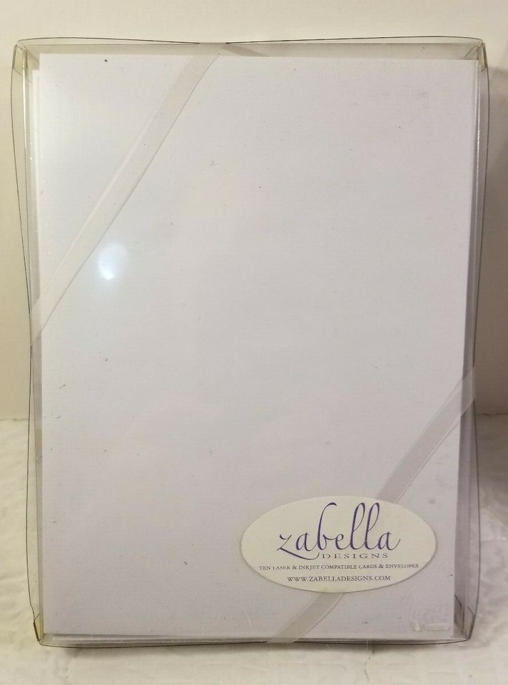 Lot Four (4) Party Coctail's 2 Zabella's Designs Invitations Cards & 2 ...