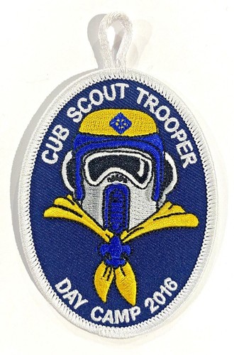 Cub Scout Trooper Day Camp 2016 Patch Boy Scouts Star BSA Wars Storm ...