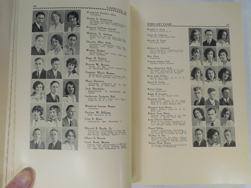 Yearbook, Polytechnic High School, Long Beach California, 1929 ...