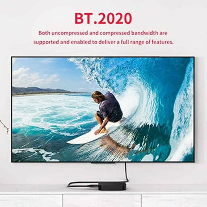 *HDMI 2.1 8K Fiber Optic Cable 40 Feet Roku QLED Q900 TV-12 Dolby ...