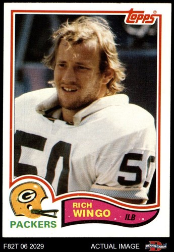 1982 Topps #368 Rich Wingo Packers Alabama 8 - NM/MT | eBay