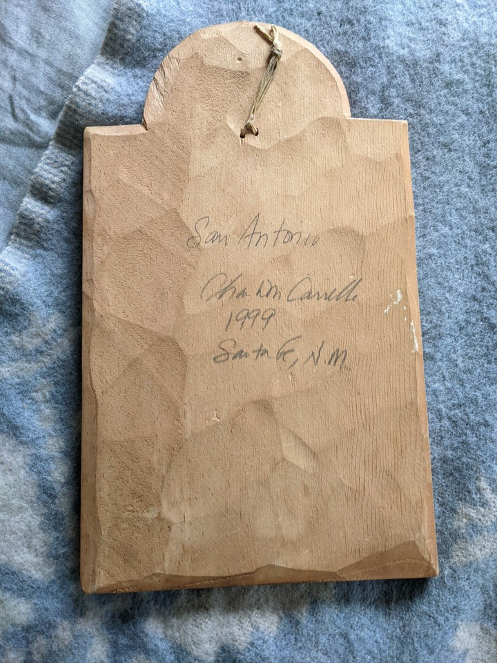 Charlie Carrillo Rare NM Retablo 1999 St. Anthony/ Montez Gallery ...