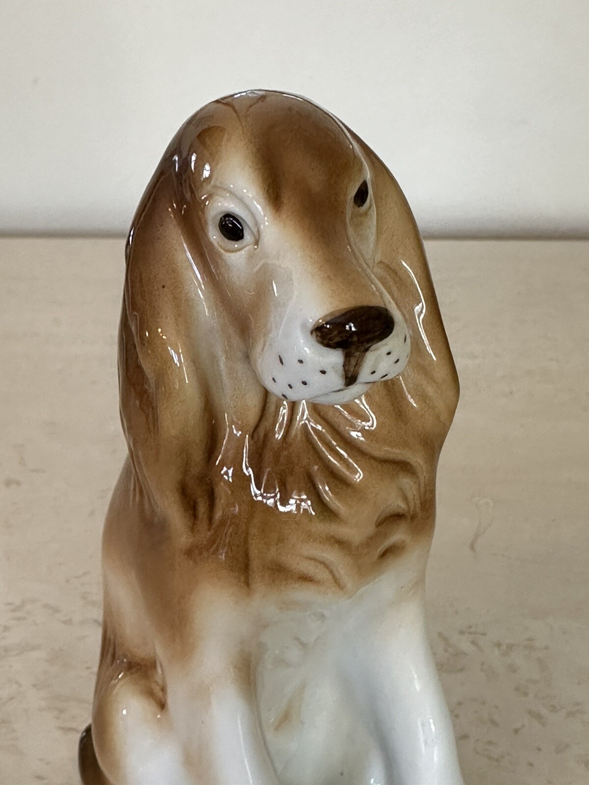 Vintage Royal Dux Dog Figurine With Sticker! Pink Triangle Mark! | eBay