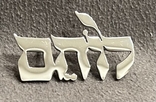 Hebrew Stainless Steel Custom Design “Warrior” Pin | eBay