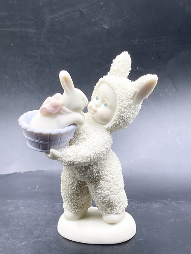 Lot Of 3 Department 56 Snowbabies “A Basket Of Joy/Love Easter Chicks ...