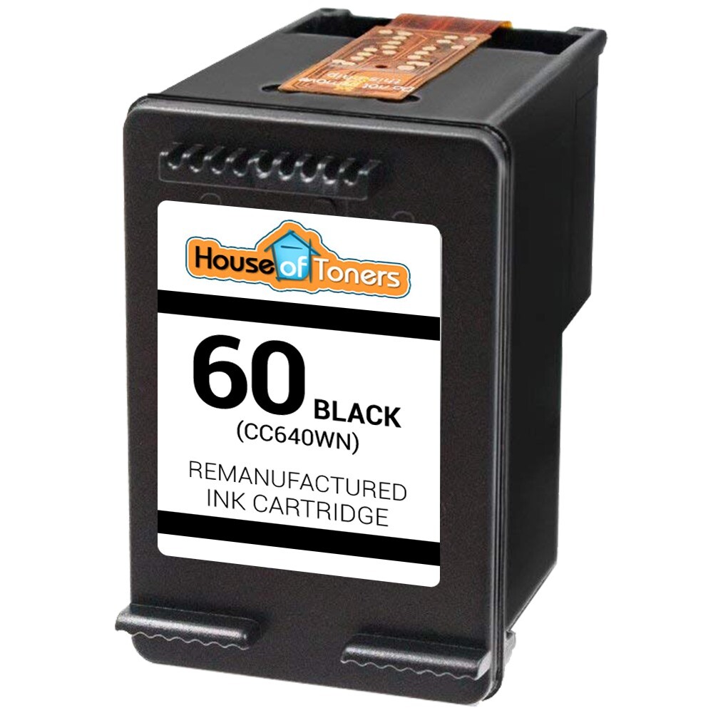 2PK #60 Ink for HP Photosmart C4600 C4610 C4635 C4640 C4650 C4680 C4683 ...