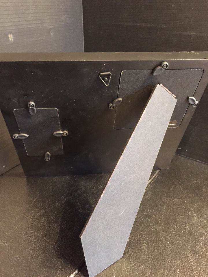 B60) NEW Warren Kimble Christmas Snowman & House Family Picture Frame ...