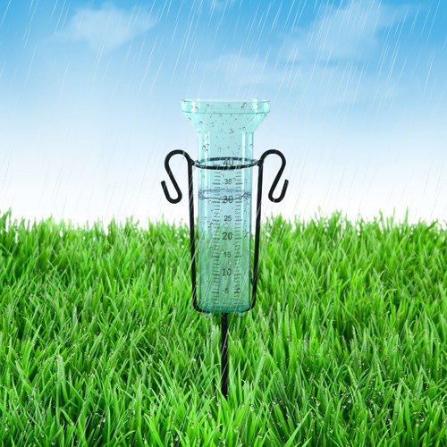 Regenmesser Regenstation Niederschlagsmesser Regenmeßer Erdspieß 40 mm ...