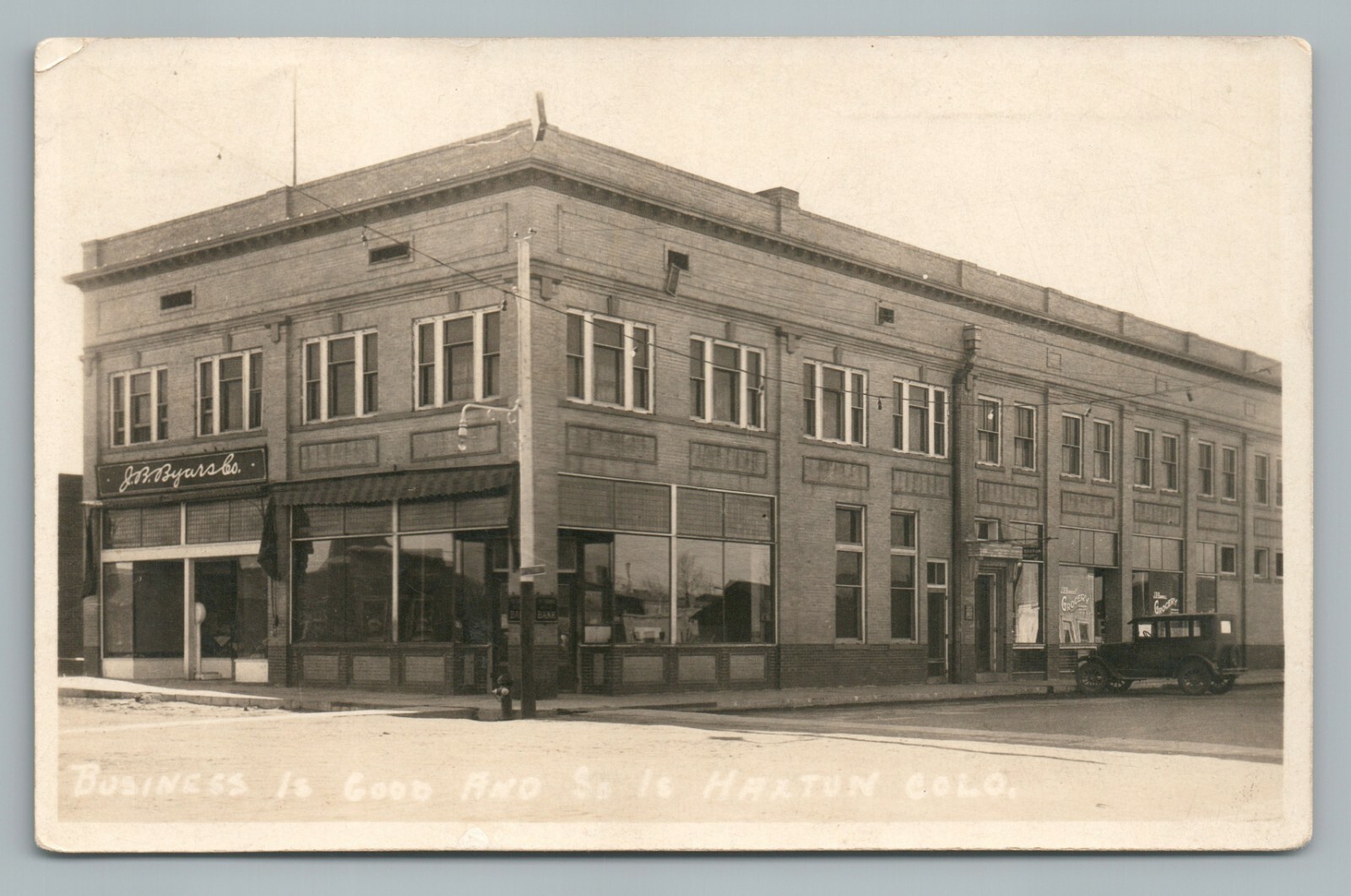 Haxtun Colorado “Business is Good” RPPC Phillips County CO Antique ...