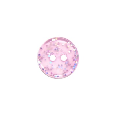 Hemline Pink Silver Glitter Buttons - 15mm - 4 Pack | eBay
