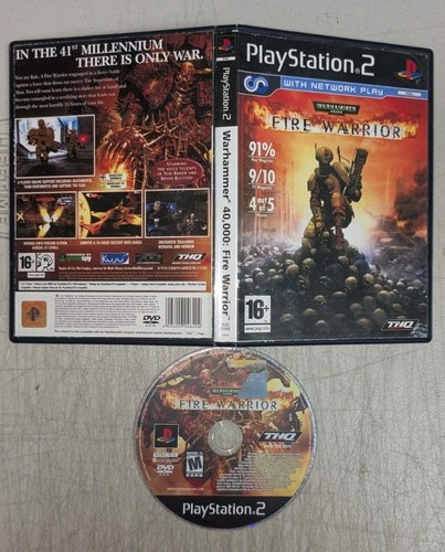 Warhammer 40,000 Fire Warrior (PlayStation 2 PS2) Disc, Case, Repro Box ...