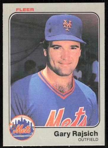1983 Fleer Gary Rajsich Rookie New York Mets #553 | eBay