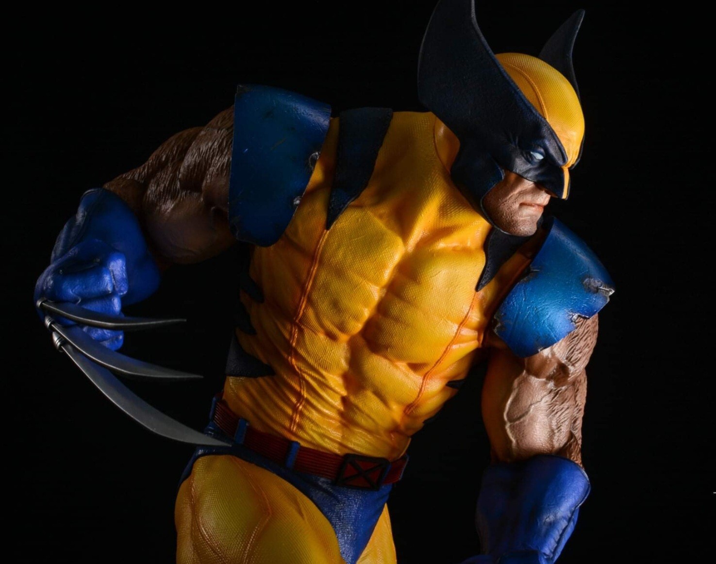 Custom Fan Art Wolverine 1:4 Statue Sabertooth + Sideshow Book | eBay