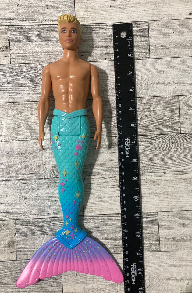 Mattel Barbie Dreamtopia Mermaid Merman Ken Doll Ken Barbie Doll 2018 ...