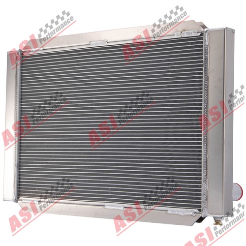 3ROW Aluminum Airboat Radiator+Shroud Fan Overall Size 31'' x 21 ...
