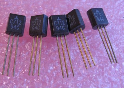 2SC712 C712 Mitsubishi NPN Silicon Small Signal Transistor Si - NOS Qty ...
