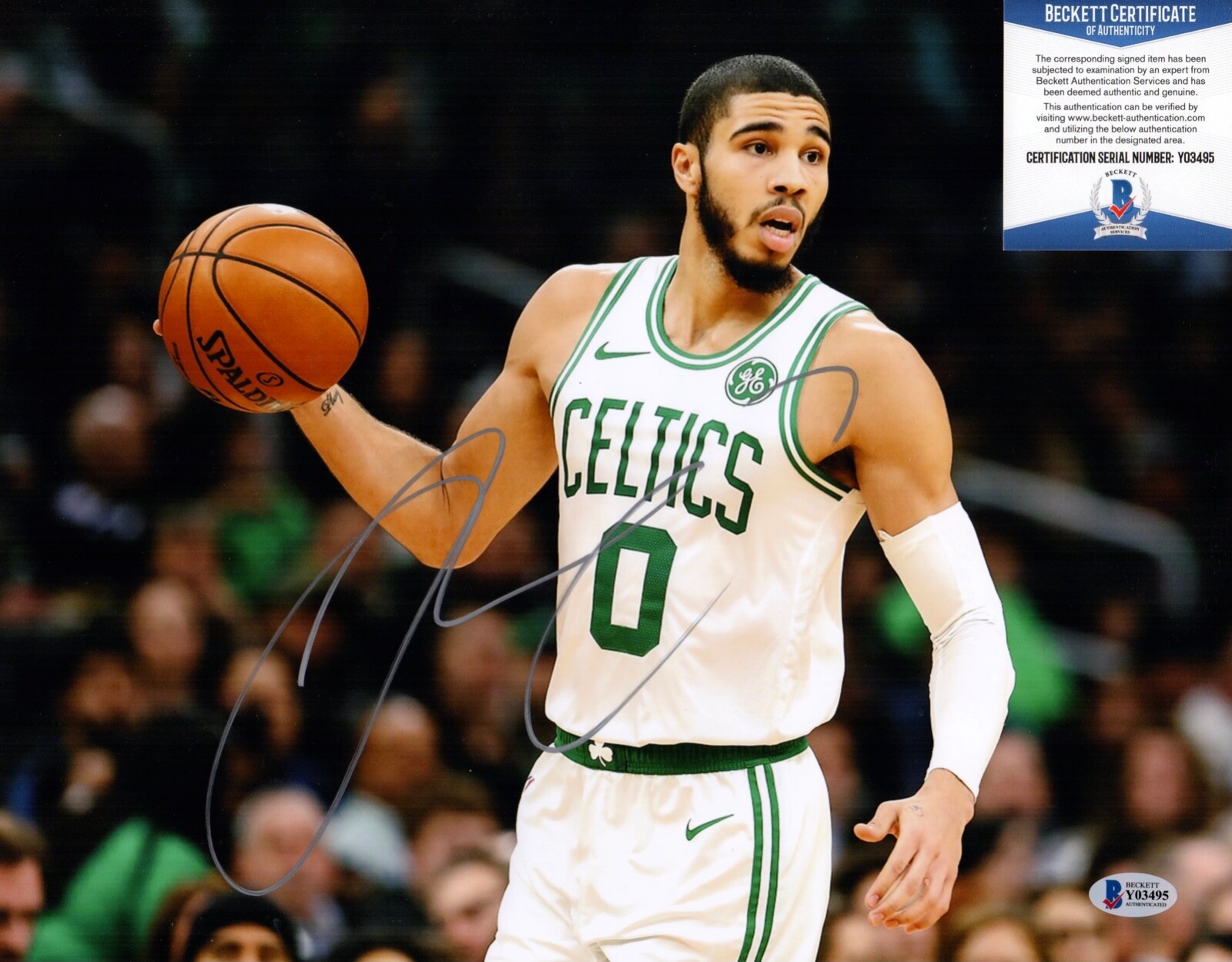 Jayson Tatum Autographed Memorabilia | Signed Photo, Jersey ...