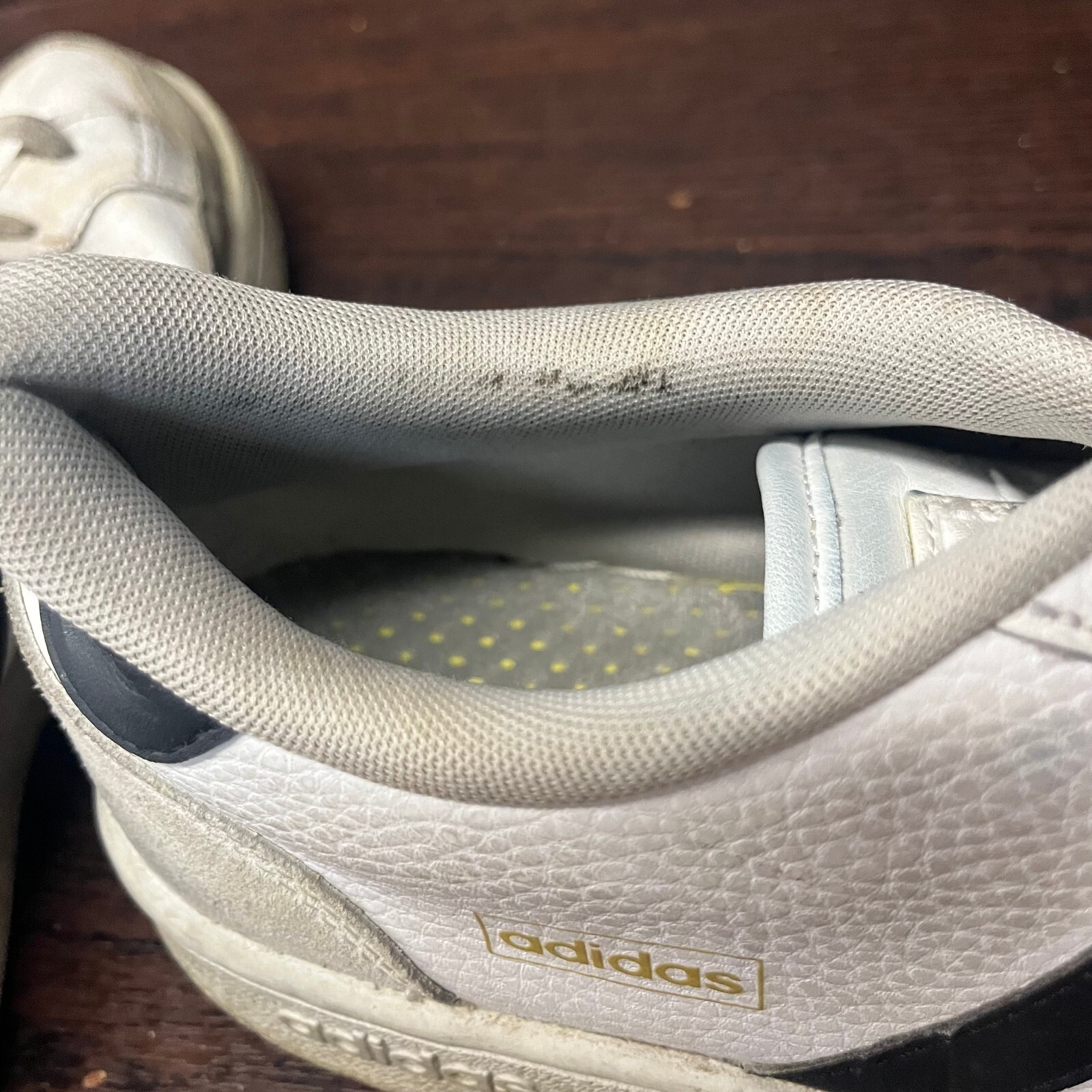 Adidas Mens PWJ 001004 Lace Up White Sneaker Sneaker Athletic Size US ...