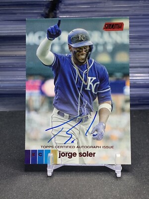 2020 Topps Stadium Club Jorge Soler Red Foil Auto /50 #AJSO | eBay