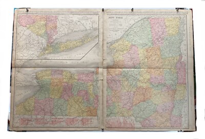Mixed Lots - 1905 Large Original Antique Map