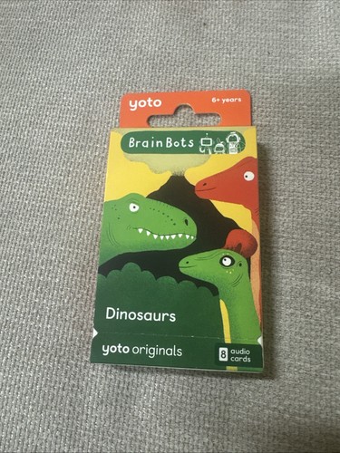 Yoto BrainBots: Dinosaurs Audio Card Collection (8 Card Pack) | eBay