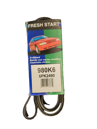 Fresh Start 980K6 Replacement Automotive Micro Poly V-Ribbed Serpentine ...