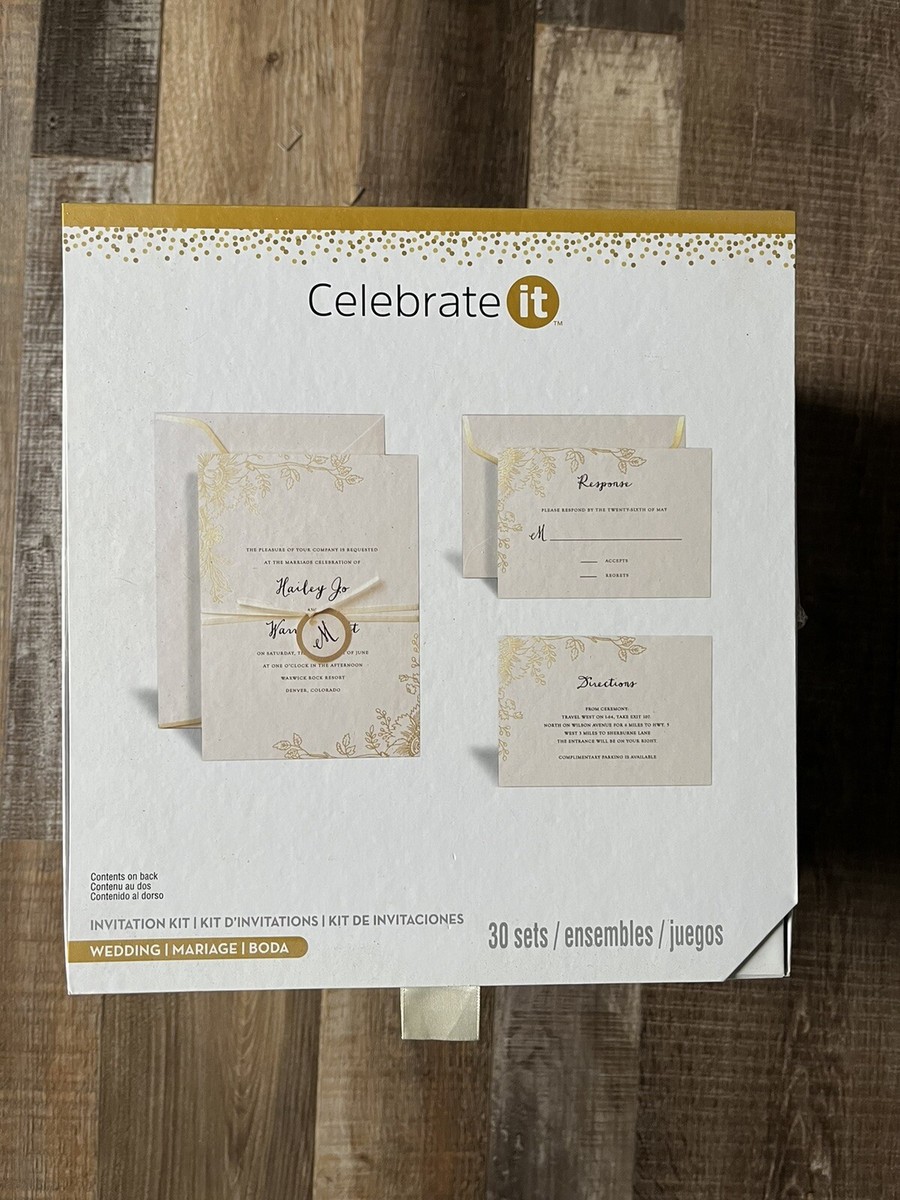 Celebrate It Wedding Invitation Kits
