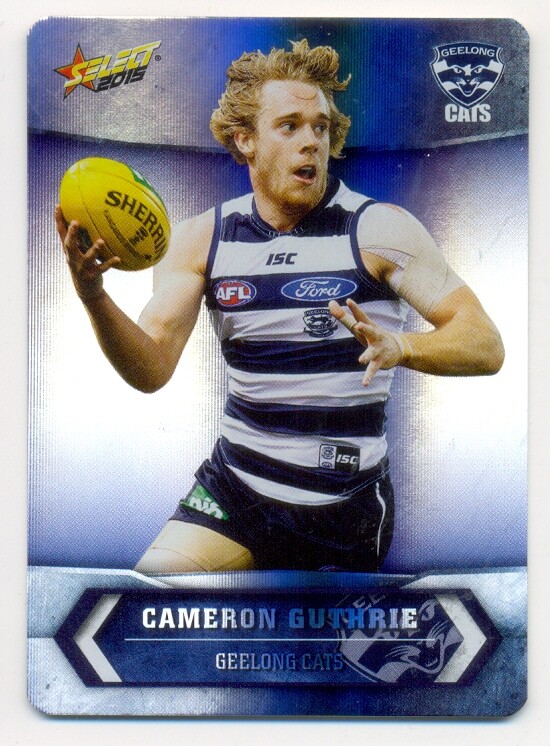 2015 AFL Select Champions Silver Parallel SP80 Cameron Guthrie ...