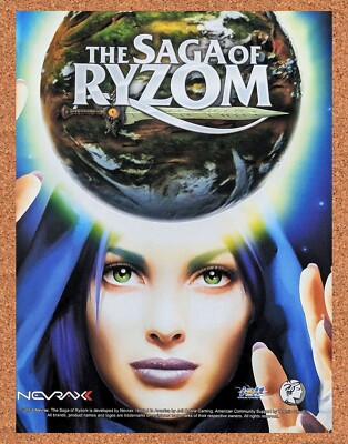 The Saga Of Ryzom PC Original 2005 Ad Authentic MMORPG Video Game Promo v1 | eBay Australia