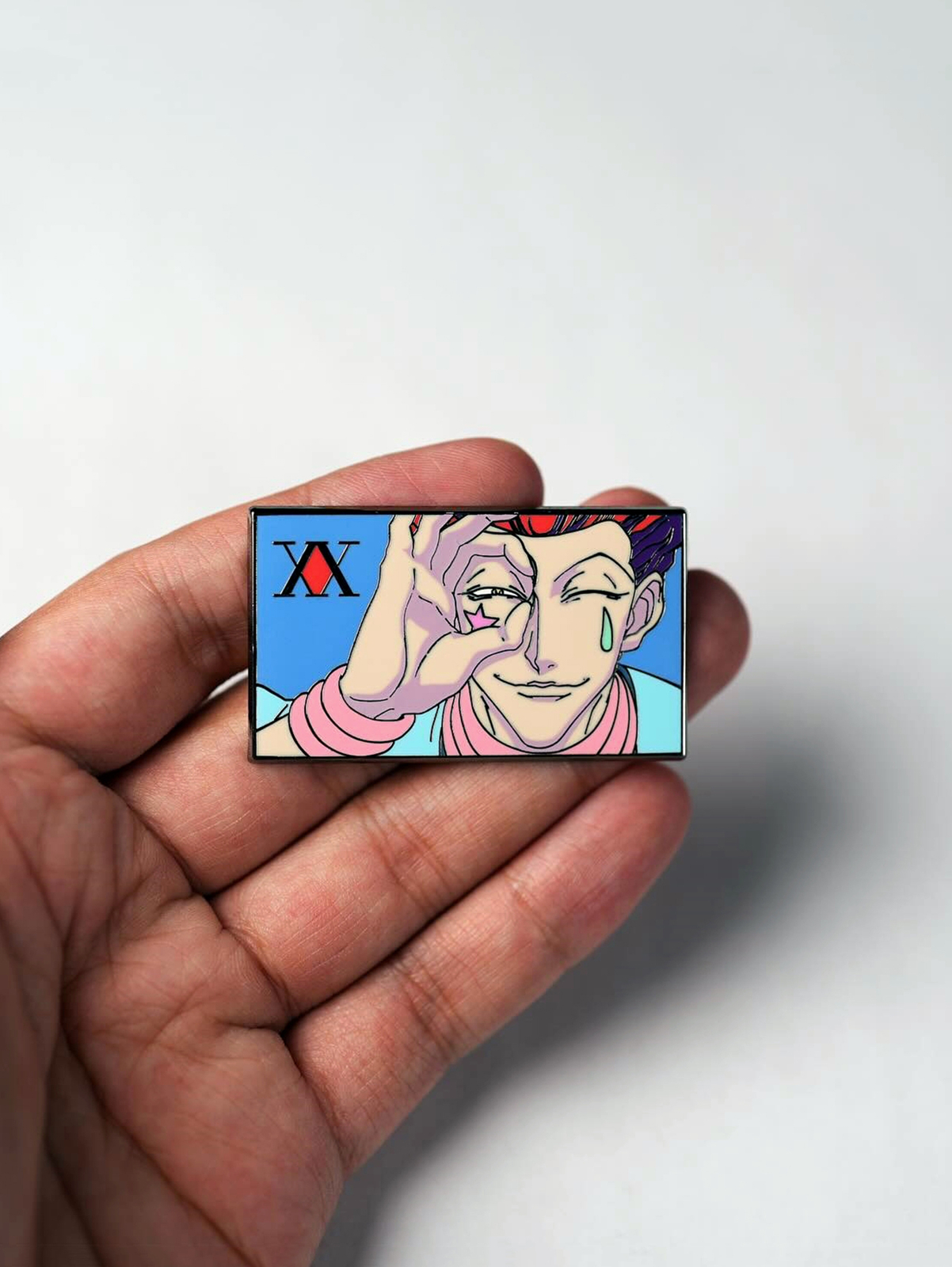 HUNTER X HUNTER Hisoka Enamel Lapel Pin Metal Badge Figure Anime ...
