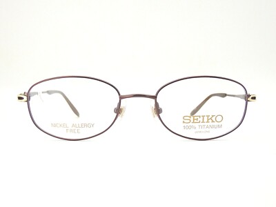 SEIKO T-097 TITANIUM Designer Eyeglasses Brille Goggles lunettes de vue ...