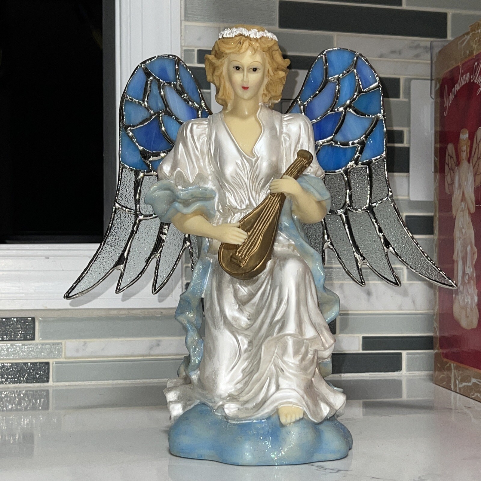 Peace on Earth Guardian Angel Christmas Cracker Barrel - New Tiffany ...