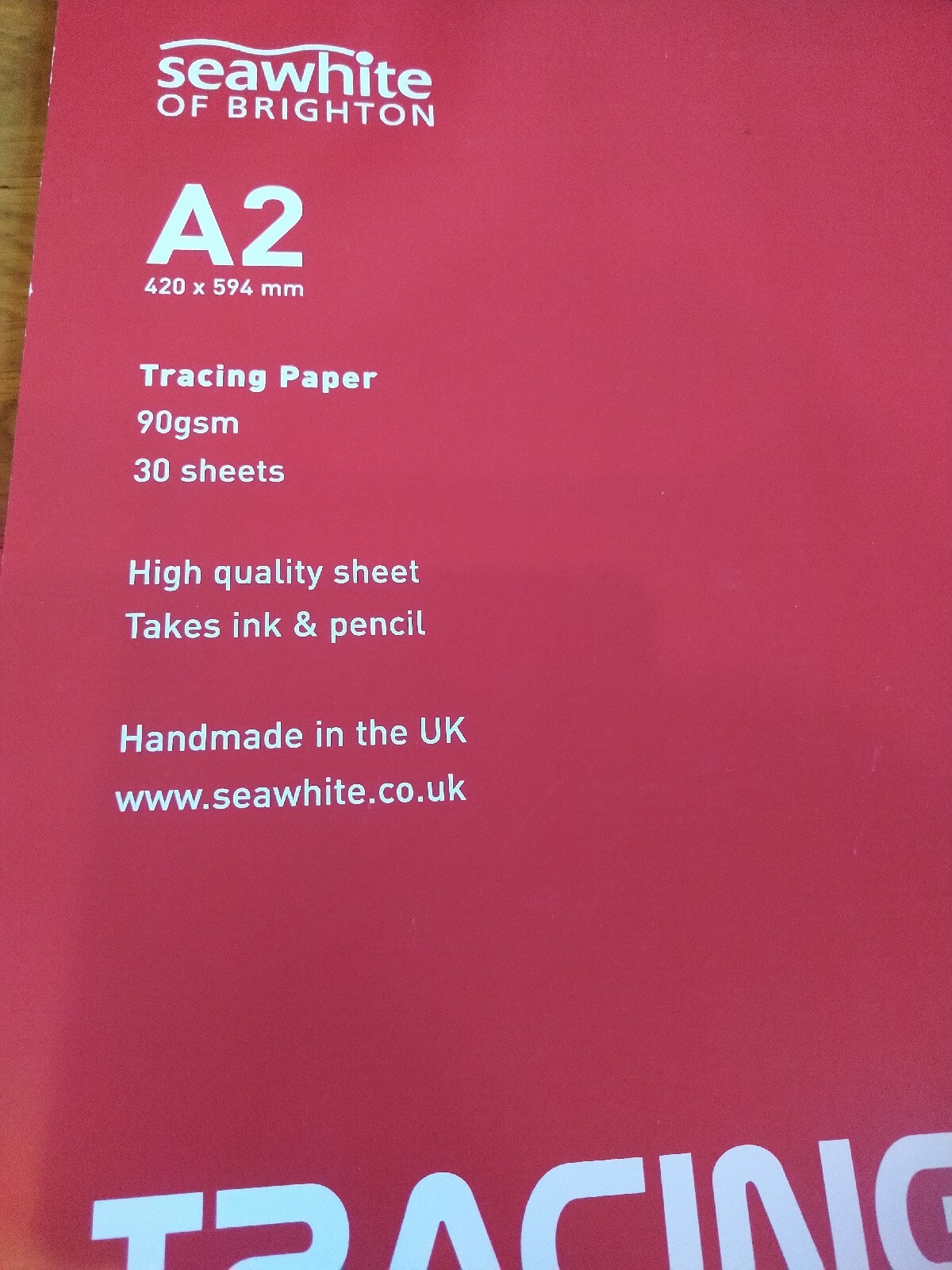 Mapac A2 Art portfolio Hand Carry Case + Seawhite A2 Tracing Pad ...