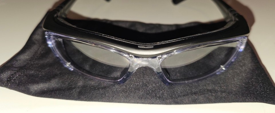 ONGUARD 225S PRESCRIPTION SAFETY GLASSES Frames 57-16-135 OG-225S Black ...