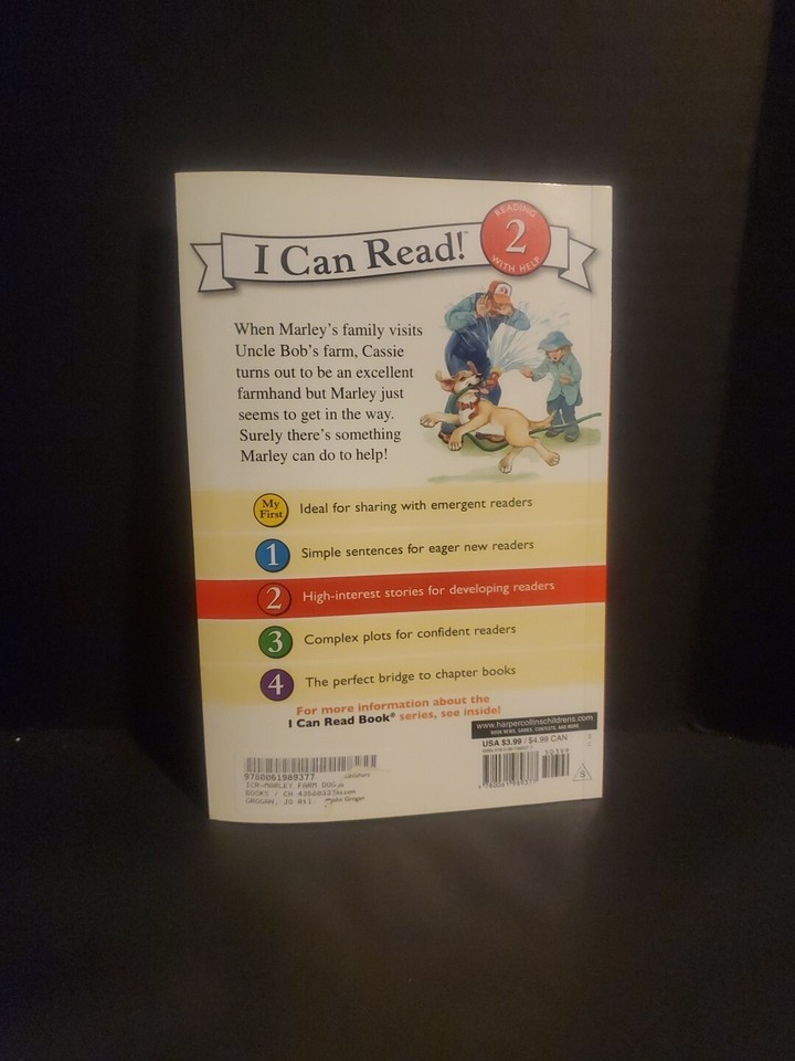 Marley: Farm Dog (I Can Read Level 2) - Paperback By Grogan, John Farm ...