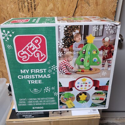 Step2 My First Christmas Tree Includes 12 Kid Friendly Toy Christmas ...