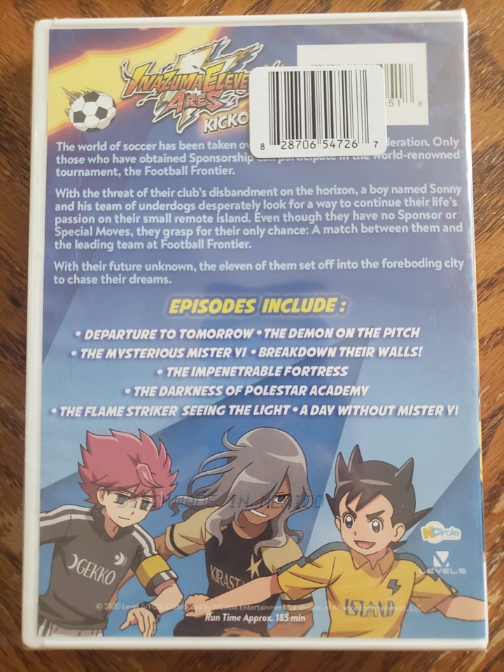 Inazuma Eleven Ares: Kickoff! (DVD) 843501010518| eBay
