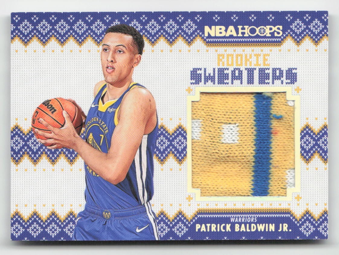 2022-23 Panini NBA Hoops - Rookie Sweaters Patrick Baldwin Jr. #RS-PB ...